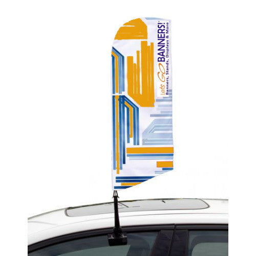 Custom Car Flags - Lets Go Banners