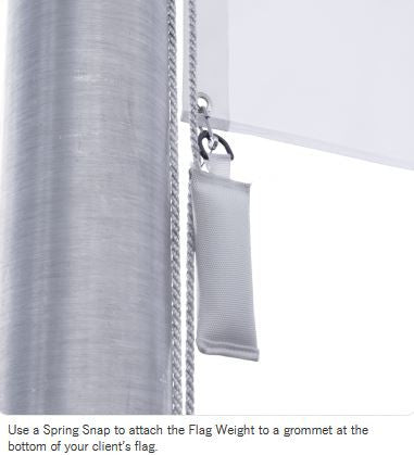 Flag Weight 1lb For Portrait and Landscape Custom Pole Flags OUT OF ST ...