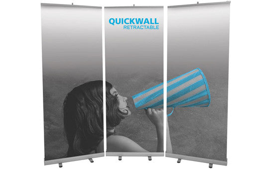 Mosquito Quick Wall Retractable Back Wall Display - Lets Go Banners