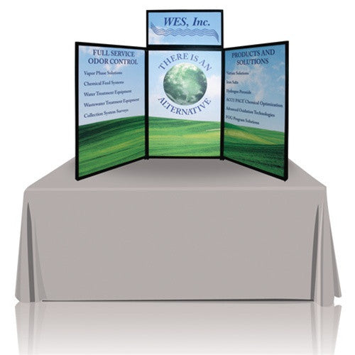 Wall and Table Top Panel Displays - Lets Go Banners